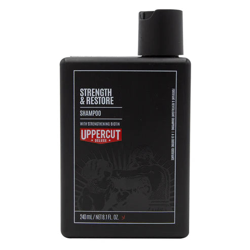 SHAMPOO UPPERCUT STRENGTH AND RESTORE 240ml – OMARA